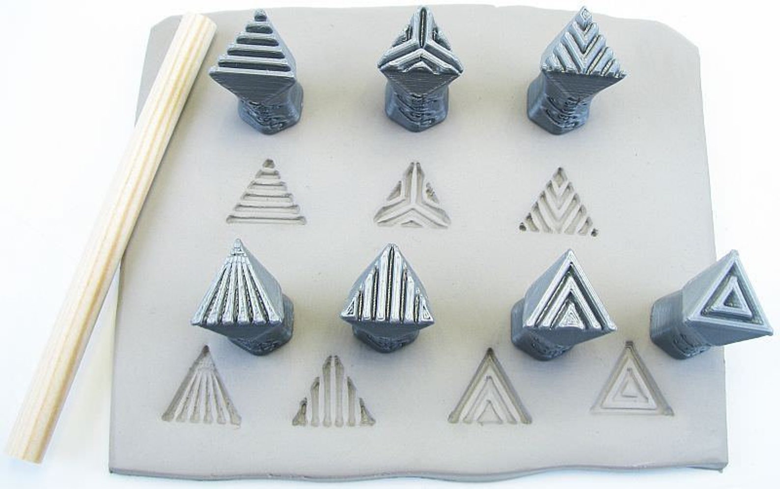Pottery Stamps for Clay Texture Ceramic Tools for Clay, Polymer Clay ...