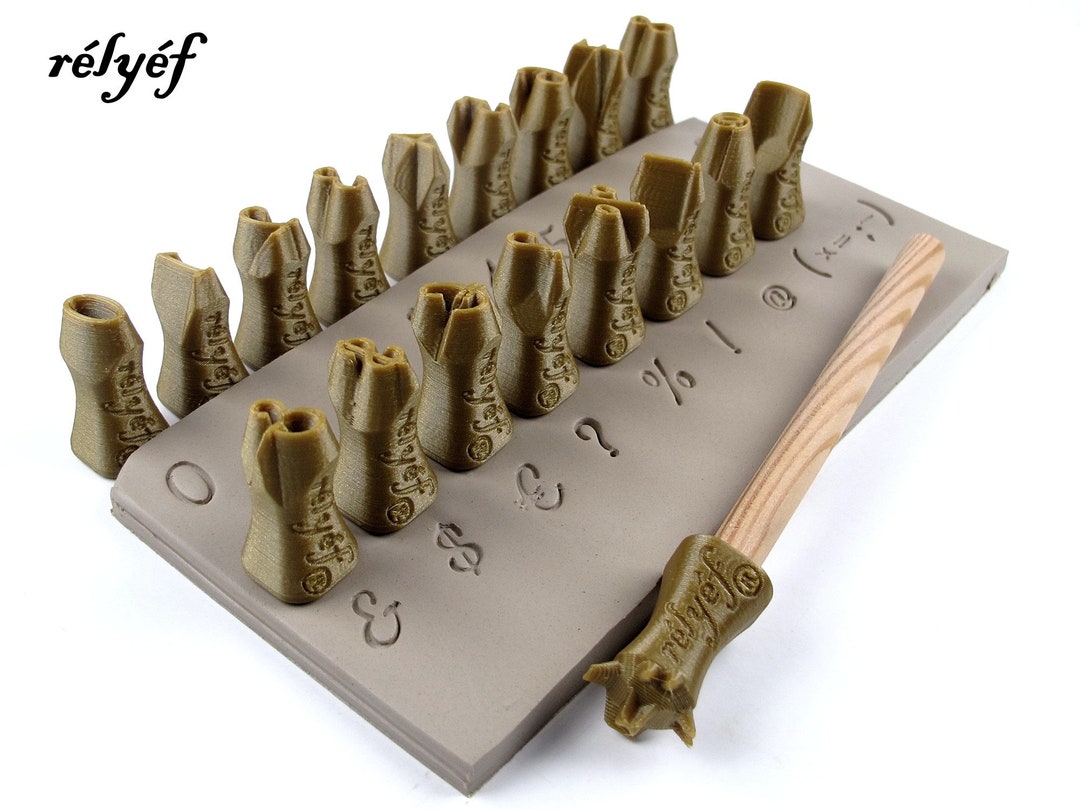 Ceramic Stamps for Pottery Texture | Ceramic Tools for Clay, Polymer ...