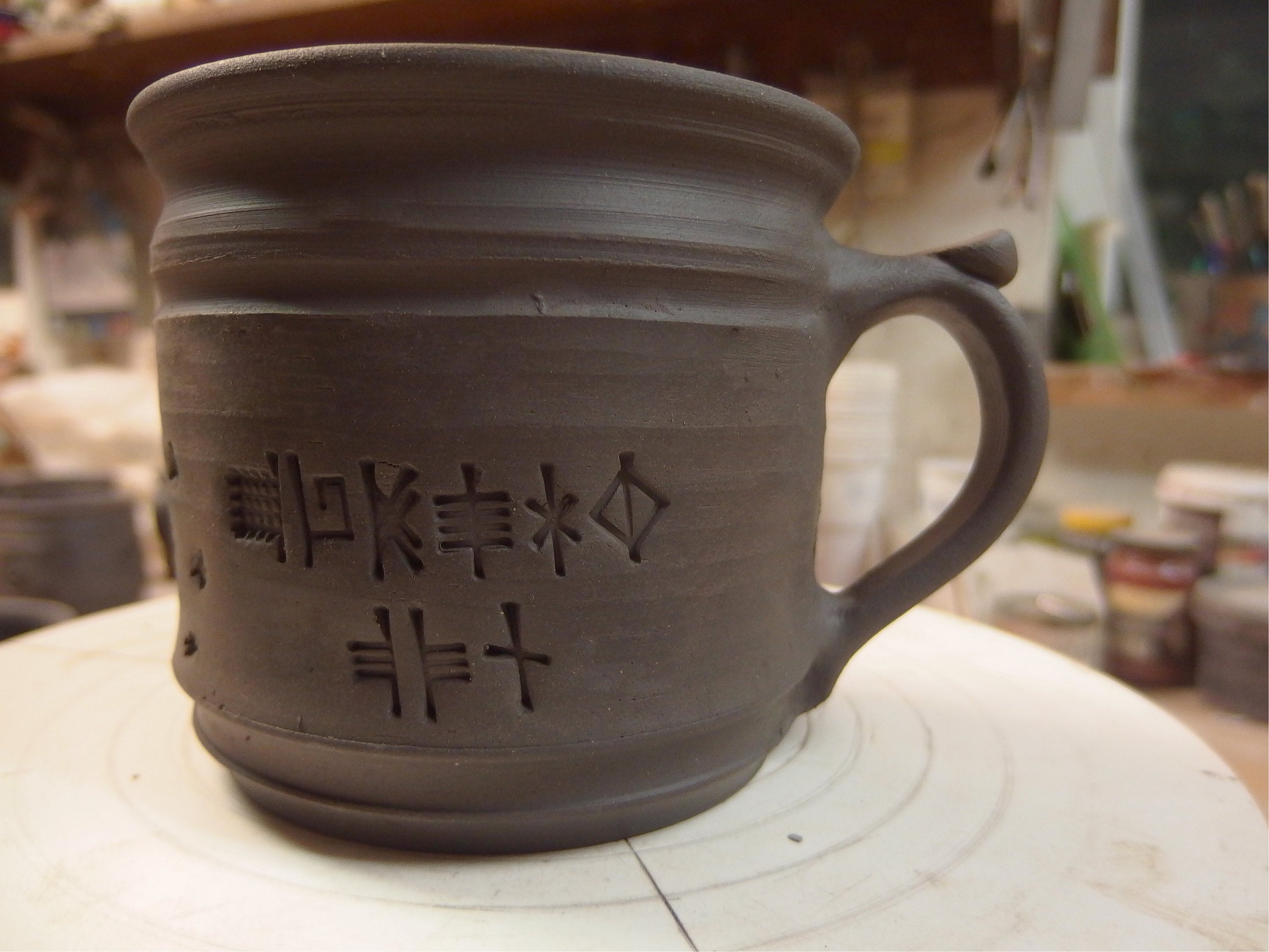 Ogham Celtic Runes 1/2" | Clay Stamps | Alphabet | Clay Stamps for ...