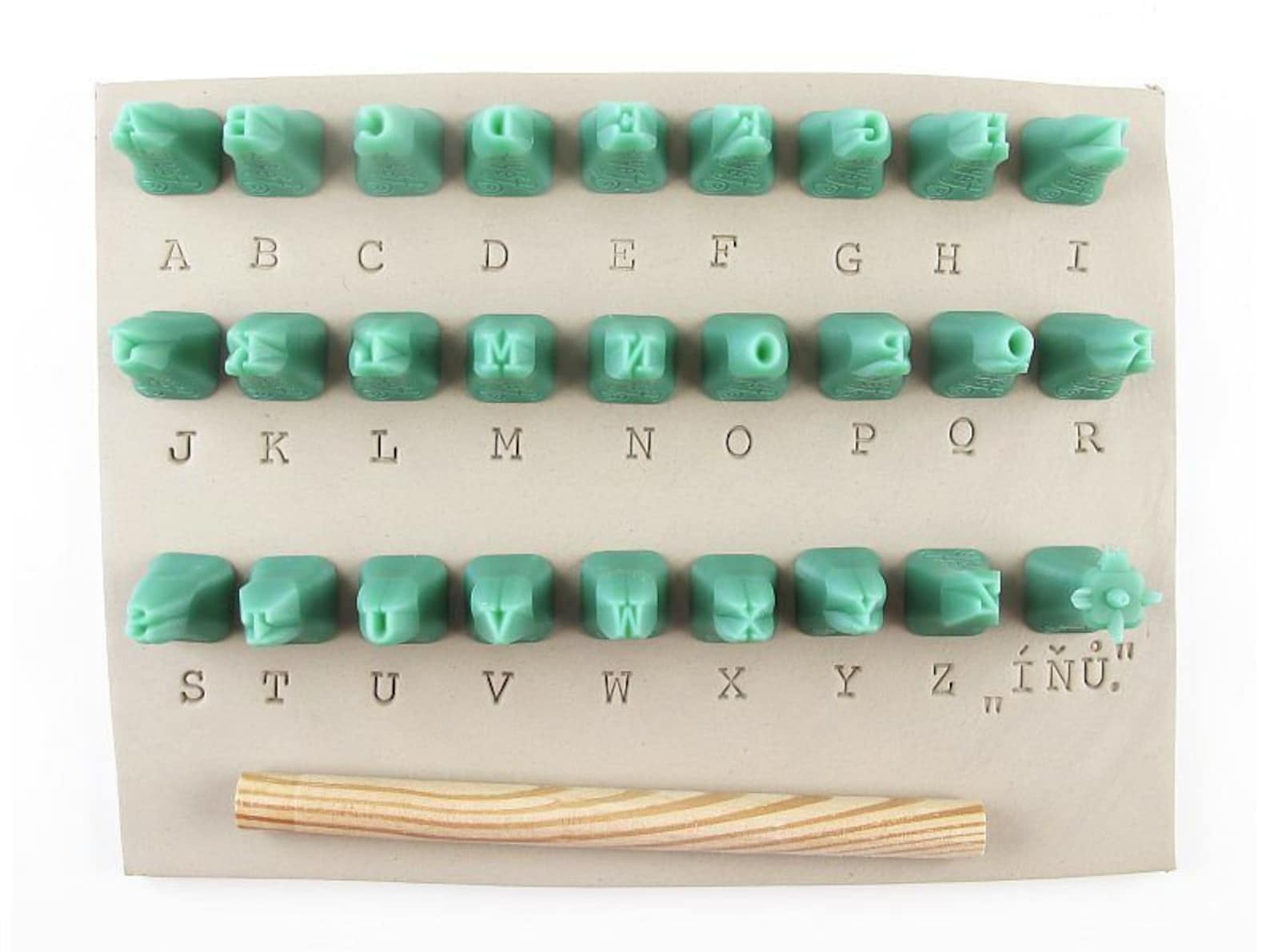 Alphabet Stamps for Clay Texture Ceramic Tools for Clay - Etsy