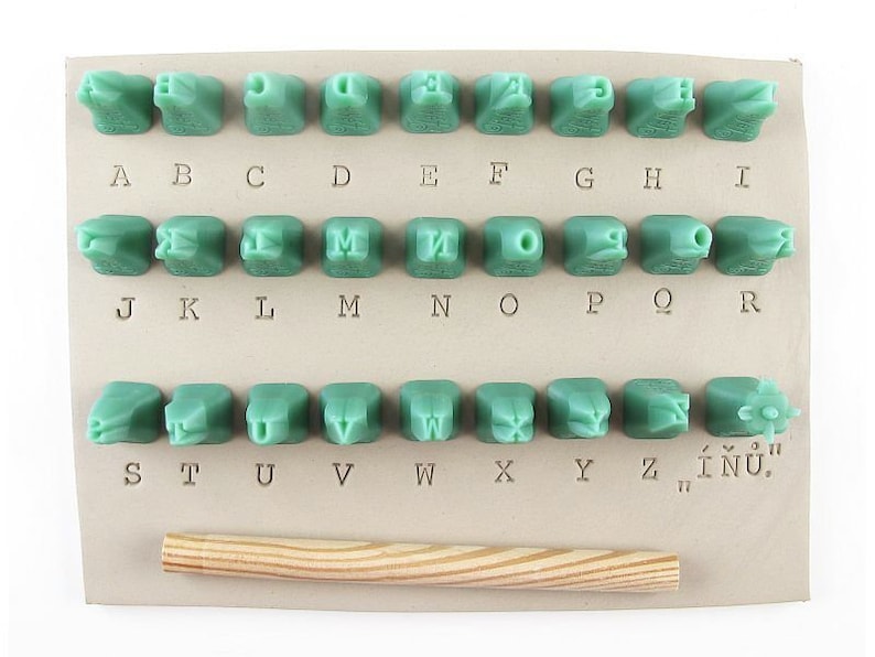 Alphabet Stamps for Clay Texture Ceramic Tools for Clay - Etsy