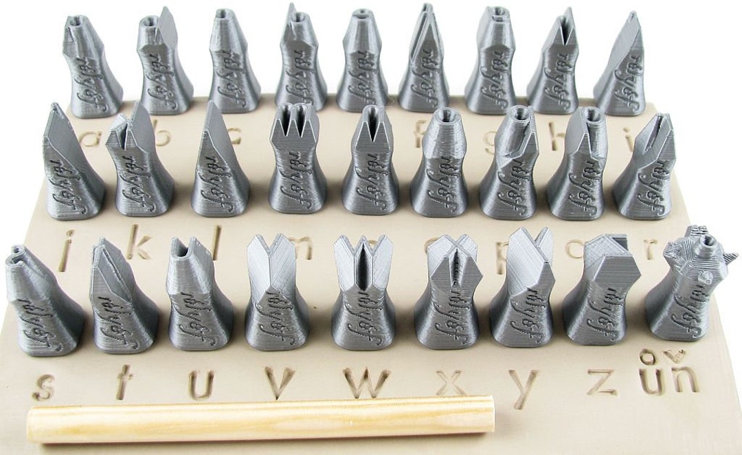 Letter Stamps for Pottery Texture | Ceramic Tools for Clay, Polymer ...