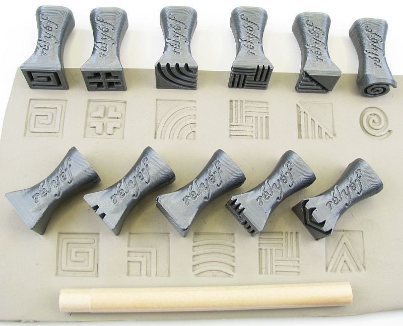 Clay Stamps for Pottery Texture Ceramic Tools for Clay - Etsy
