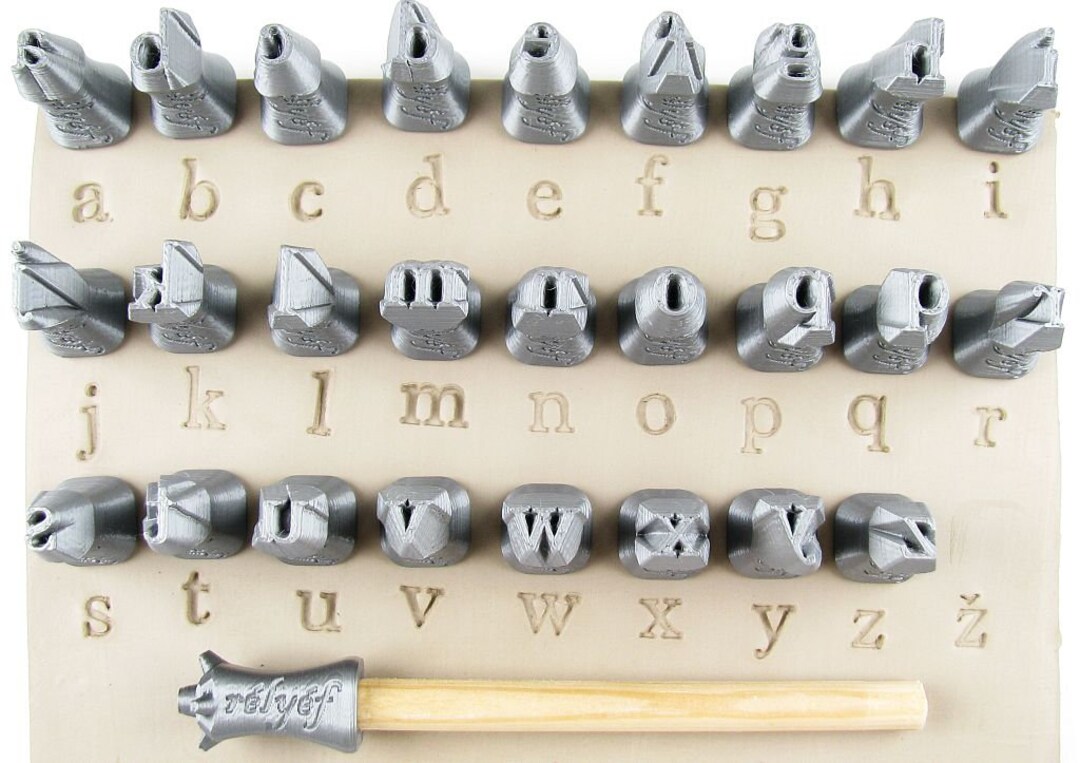 Alphabet Stamps for Clay Texture Ceramic Tools for Clay - Etsy