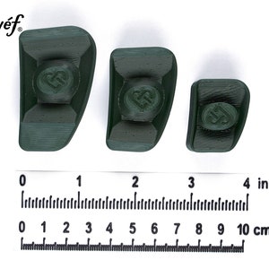 Angular Handle Forms for Mugs - 3 Pcs | Pottery Forms | Relyef Pottery ...