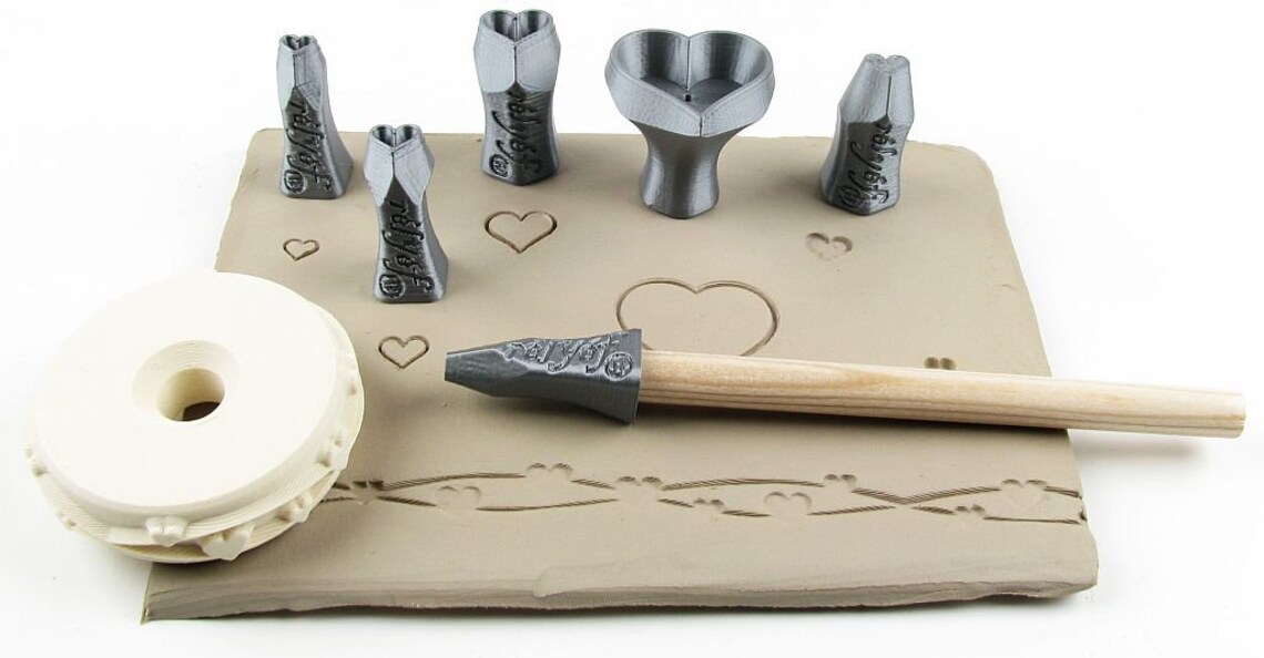 Ceramic stamps for clay texture Pottery tools for clay | Etsy