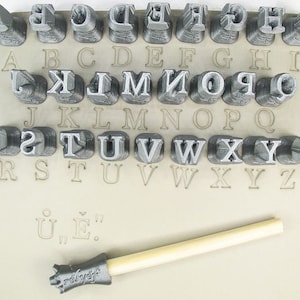 Alphabet Stamps for Clay Texture | Pottery Tools for Clay, Polymer Clay ...