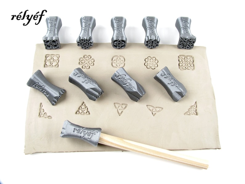 Pottery Stamps for Clay Texture Ceramic Tools for Clay | Etsy
