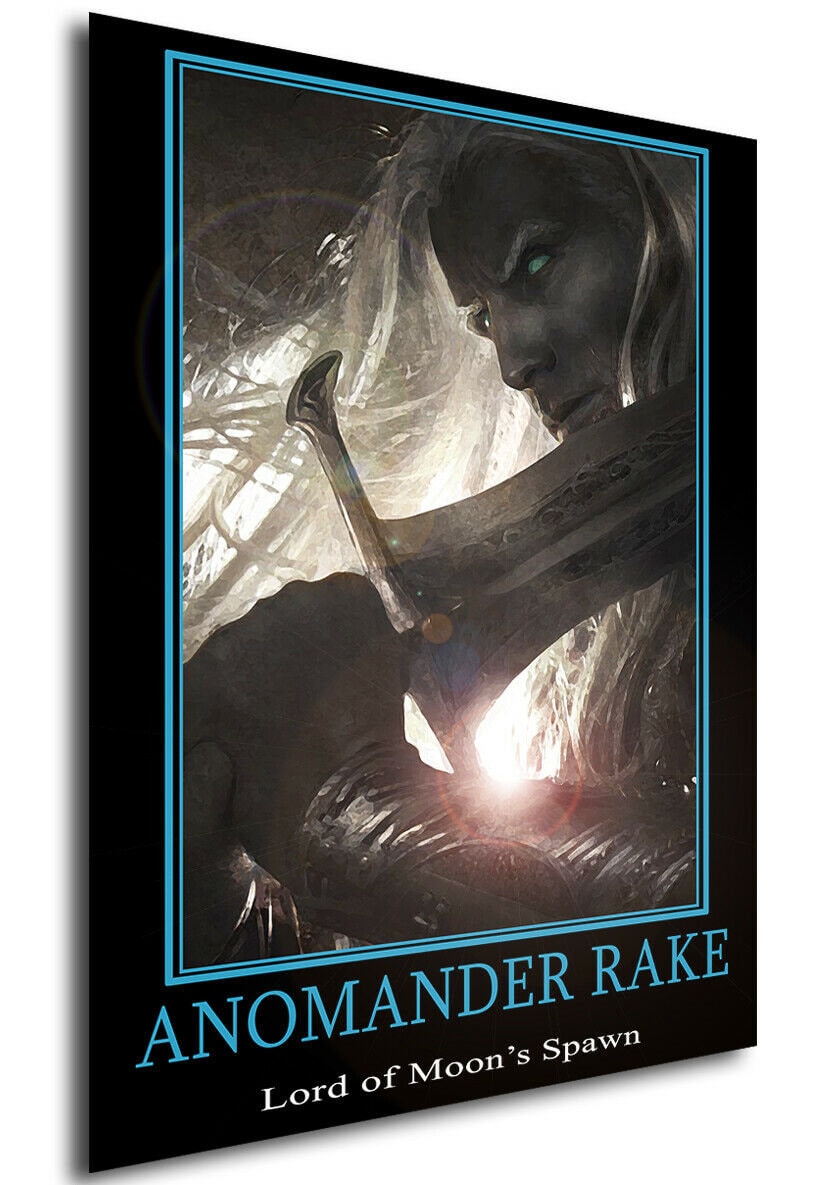 Poster Malazan Fantasy Heroes Anomander Rake | Etsy