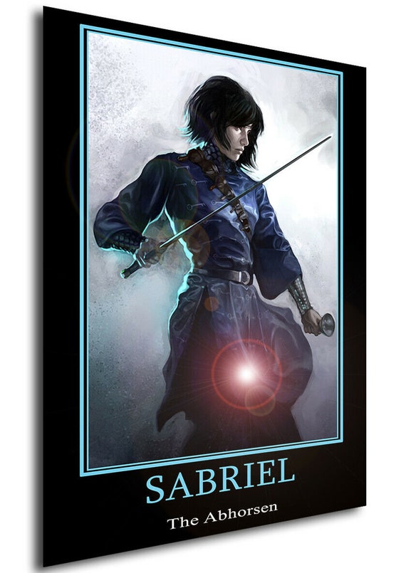 Poster Garth Nix Fantasy Heroes Sabriel | Etsy