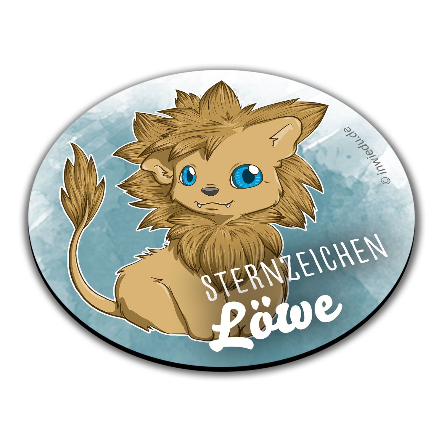 Runder Magnet-Sticker Sternzeichen Löwe Magnetfolie Geschenk | Etsy