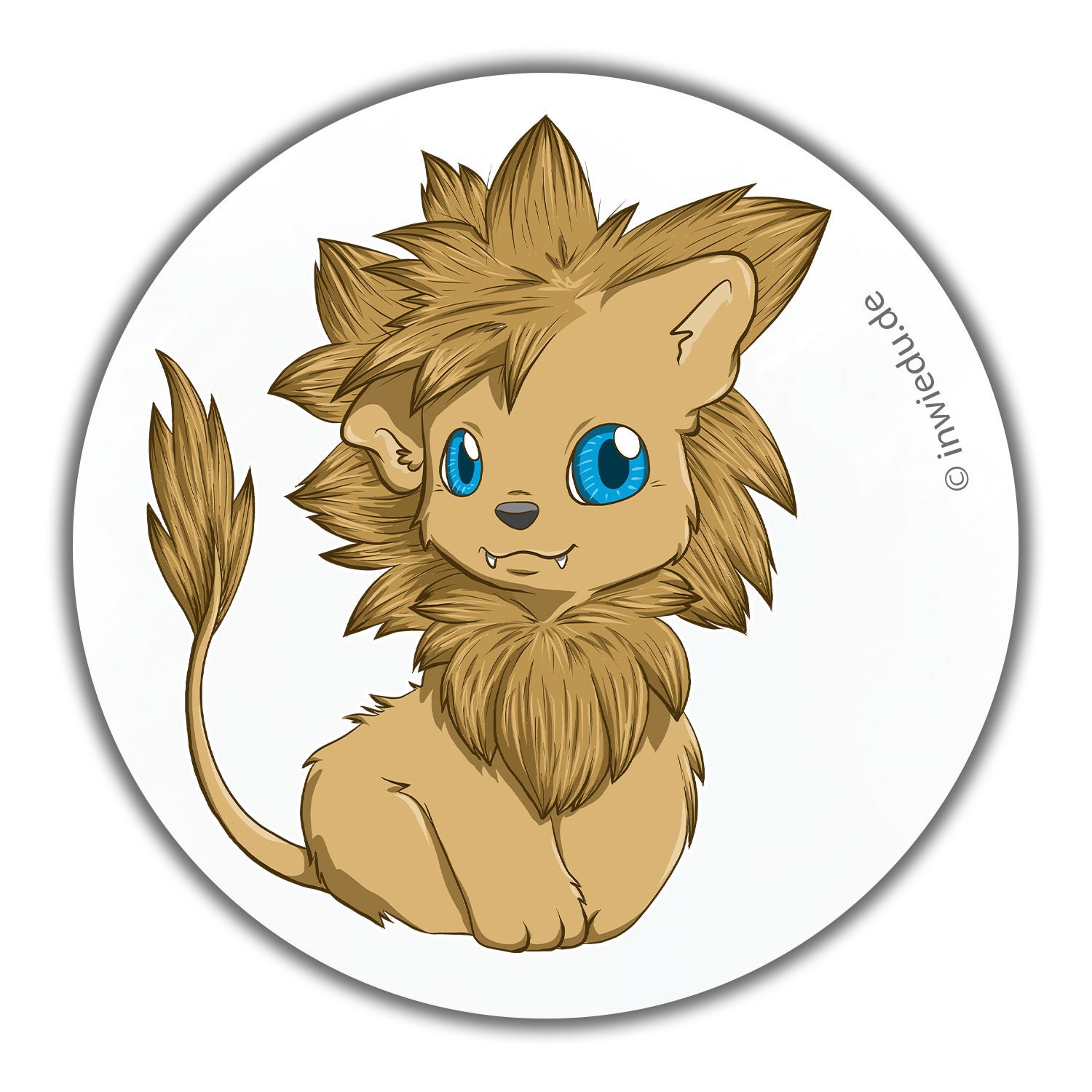 Runder Magnet-Sticker Sternzeichen Löwe Magnetfolie Geschenk - Etsy.de