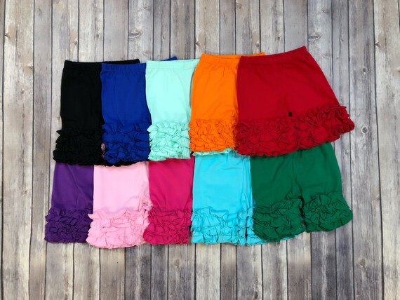 Ruffle Shorts for Girls-summer Shorts-toddler - Etsy