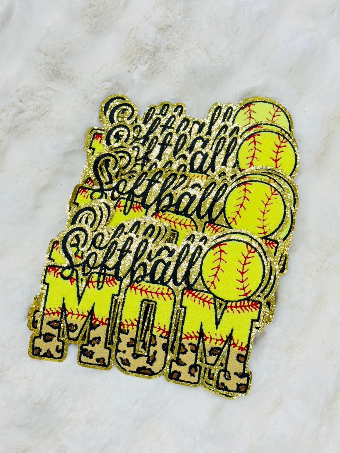 Softball Mom Chenille Patch Softball Mom Chenille Patch Chenille Patch - Etsy