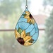 Sunflower Stained Glass Pattern, Flower Stained Glass Pattern, Digital ...