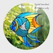 Fish Stained Glass Pattern Sea Animal Stained Glass Pattern Digital ...