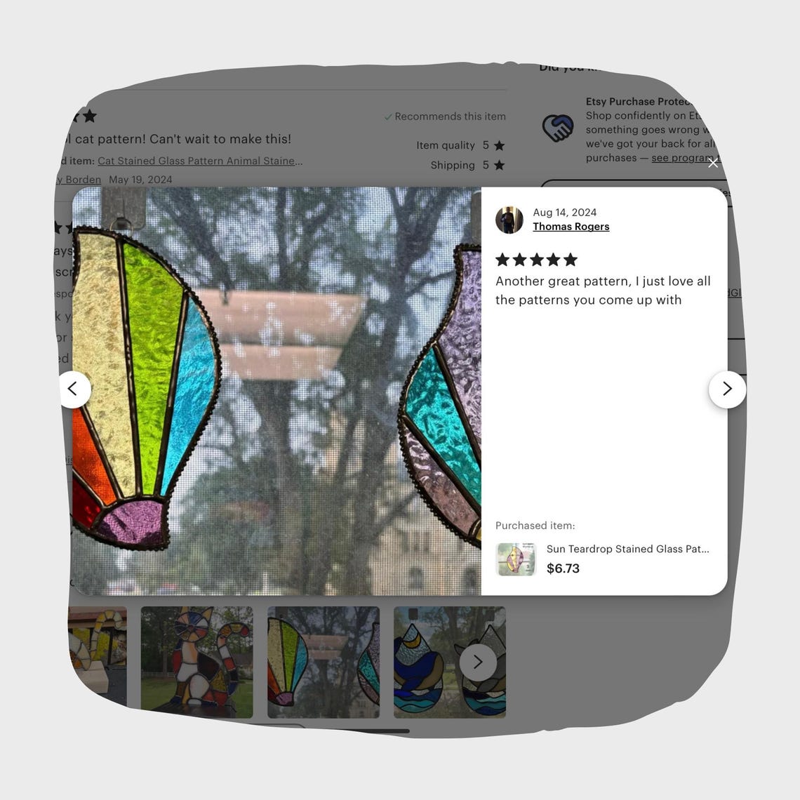 Teardrop Stained Glass Bundle Pattern, Digital Download, DIY Suncatcher ...