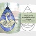 Swan Teardrop Stained Glass Pattern, Digital Download, Bird DIY ...