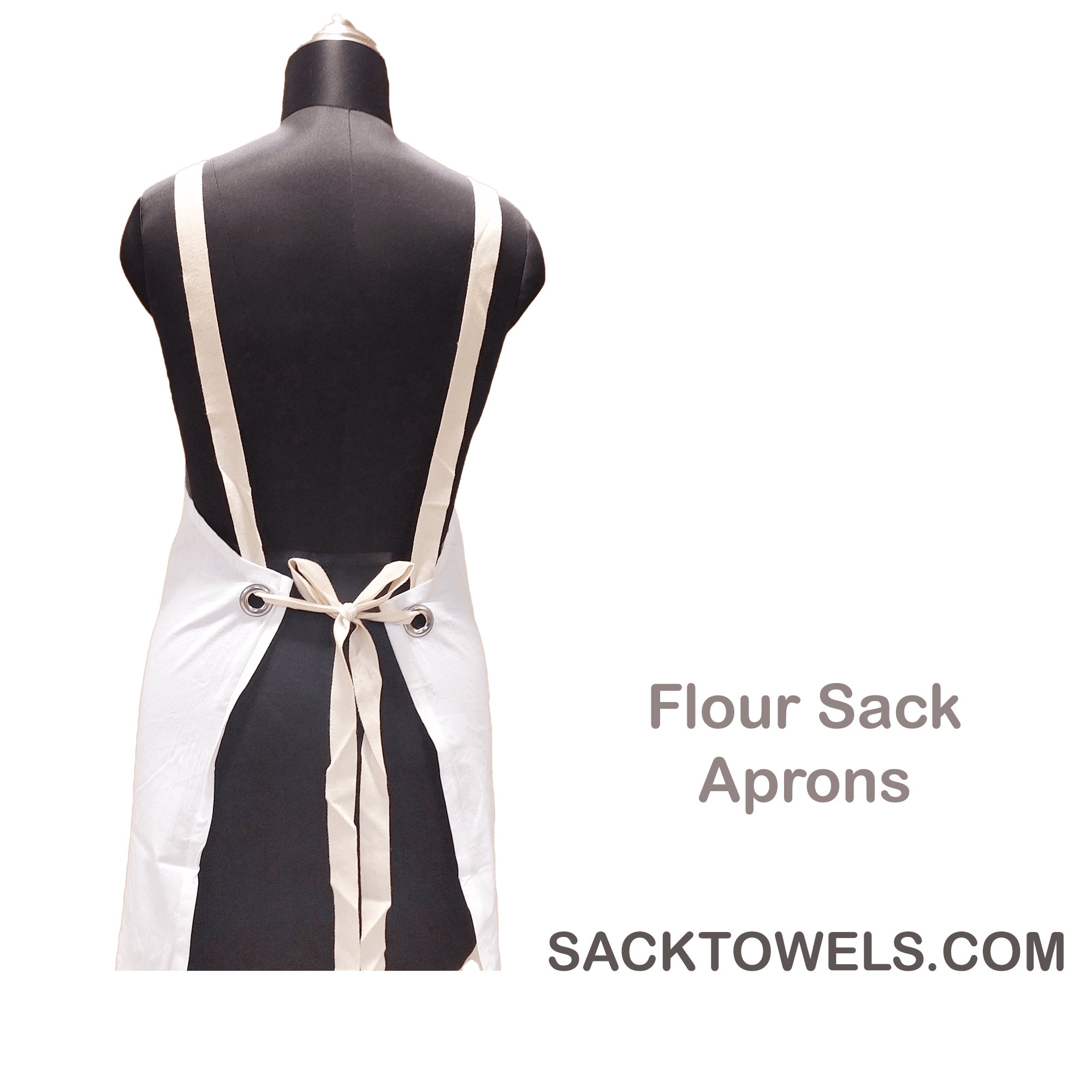 Flour Sack Fabric Aprons Flour Sack Aprons 100% Cotton 30 X 35 Inches ...