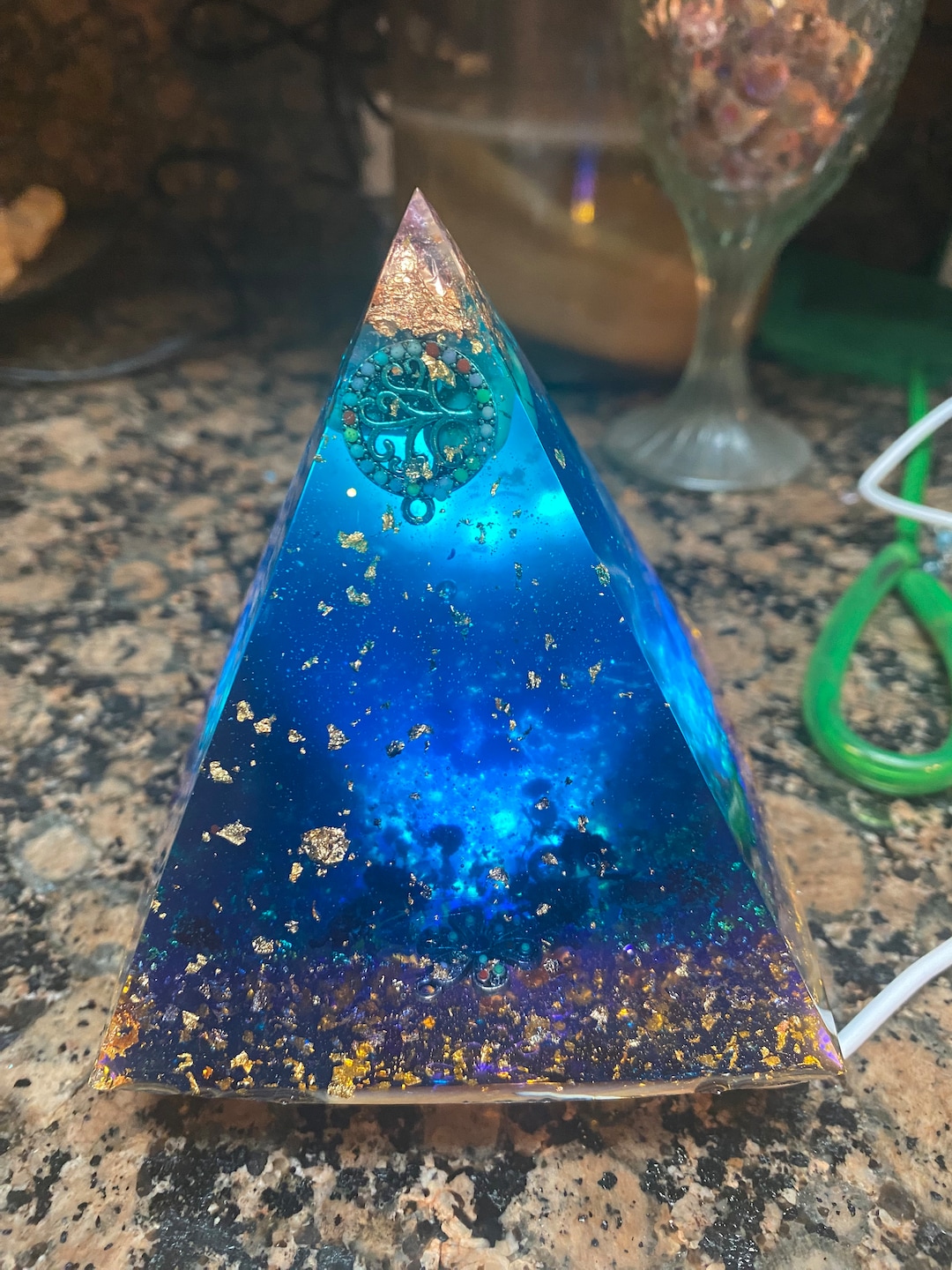 Blue Ocean Pyramid - Etsy