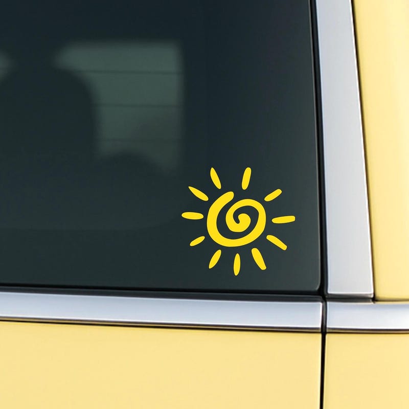 Sun Decal - Etsy