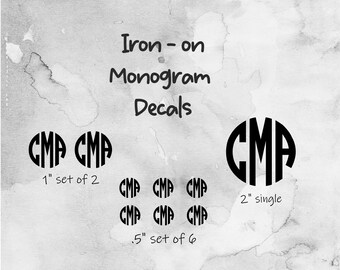 Iron on Fabric Decal - Etsy