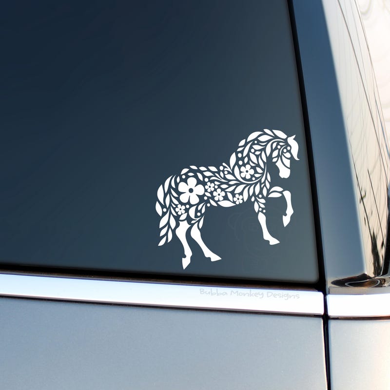 Horse Car Decal - Etsy