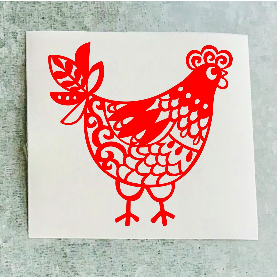 Chicken Decal - Etsy