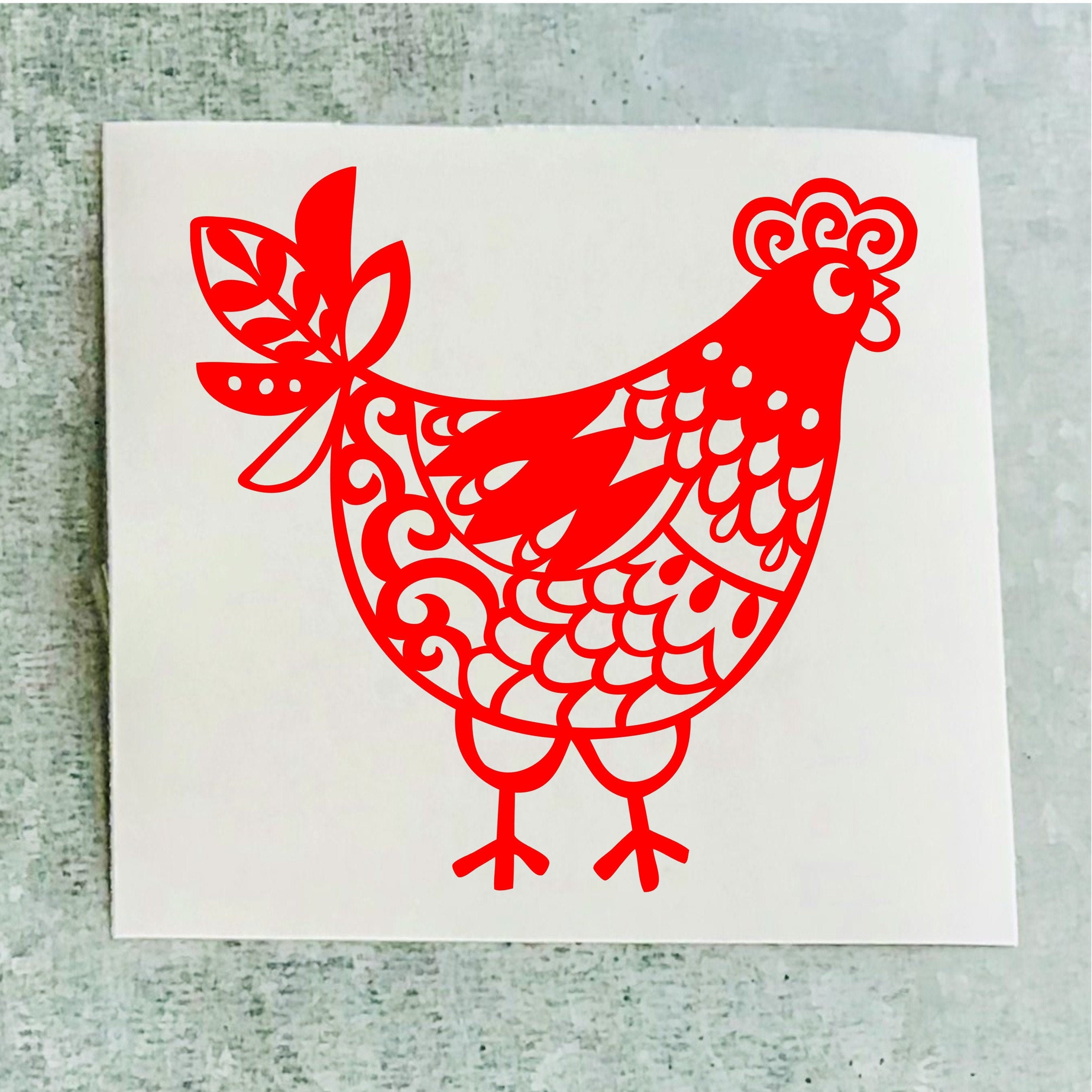 Chicken Decal - Etsy