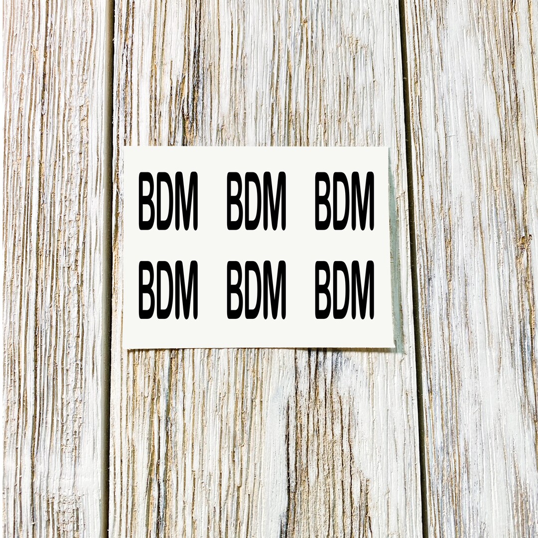 Small Monogram Decals 1/2 Decals Mini Vinyl Stickers - Etsy