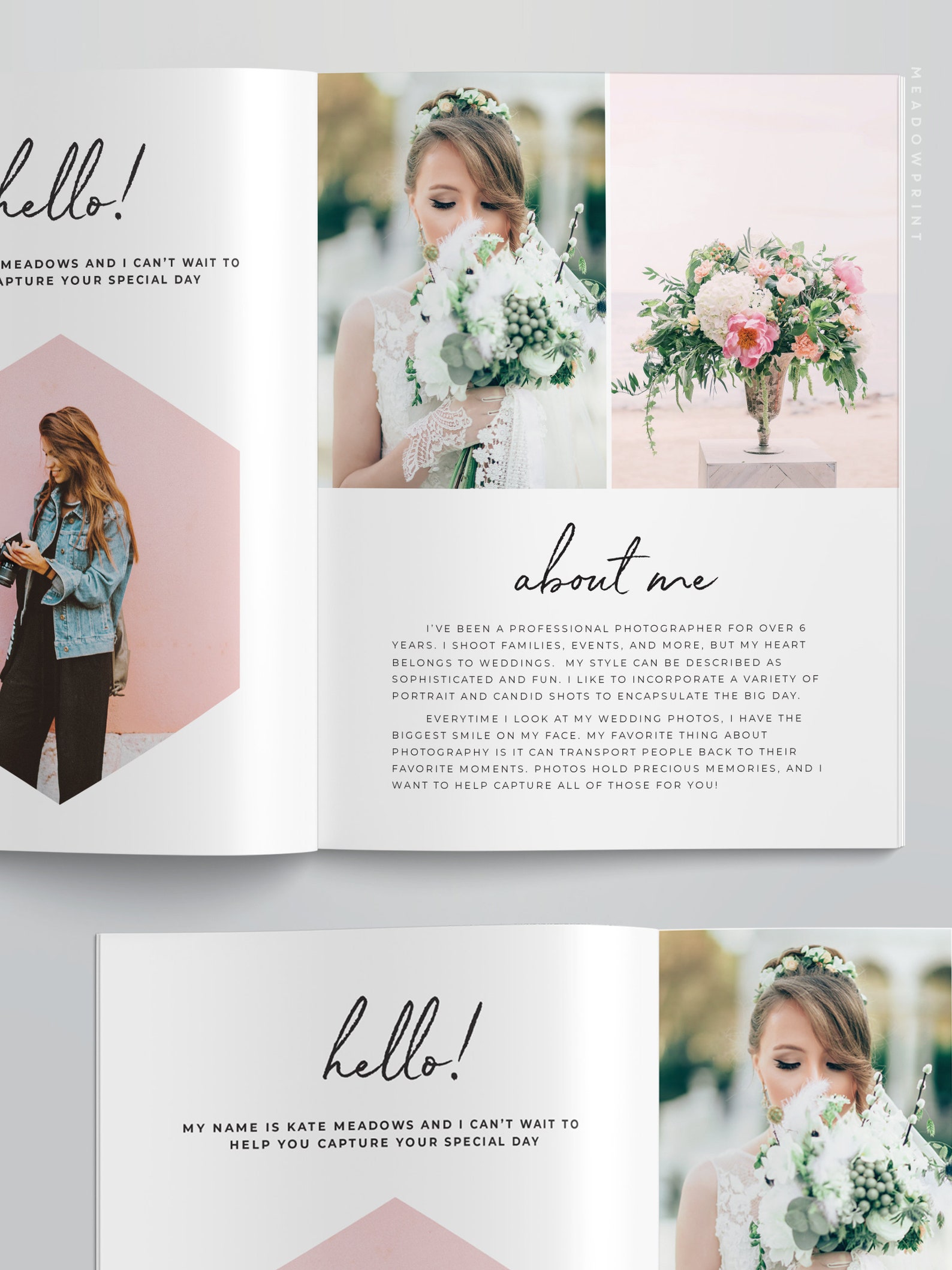 Wedding Photography Magazine Template - Price Guide Photographer ...