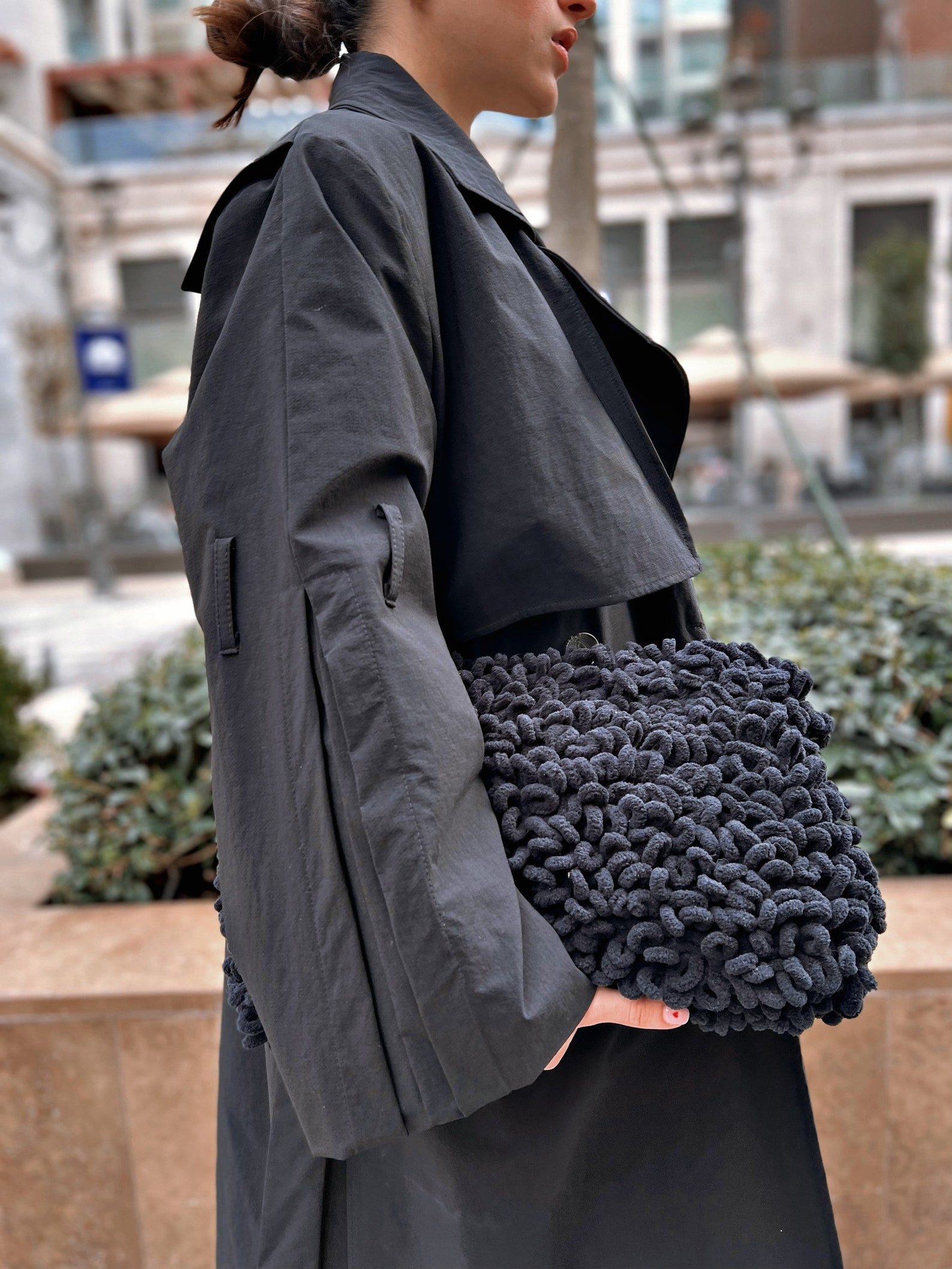 Handmade Puffy Bag Evening Crochet Pouch Bag Knitted Clutch - Etsy