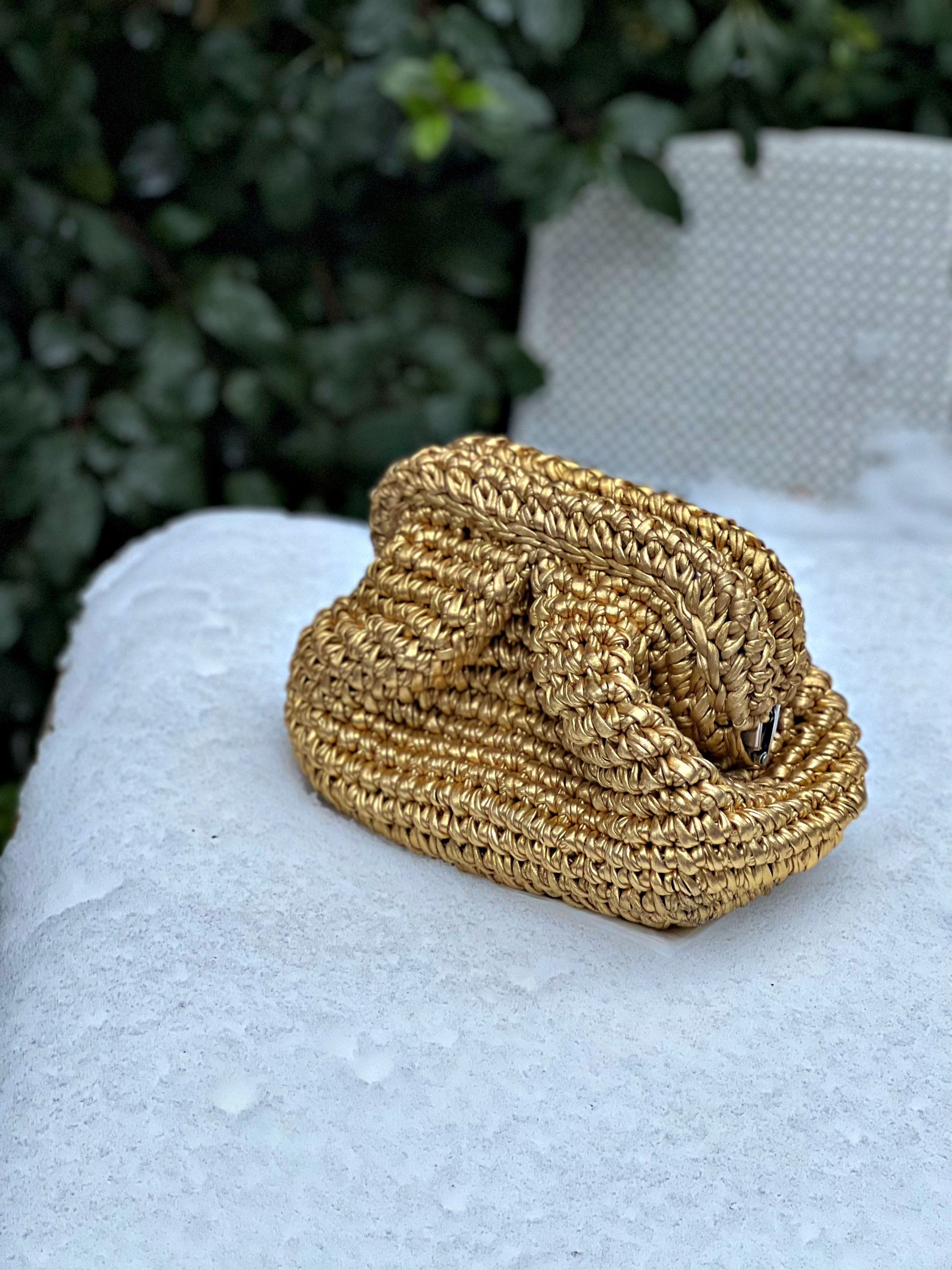 Metallic Raffia Bag Silver Raffia Clutch Handmade Raffia - Etsy