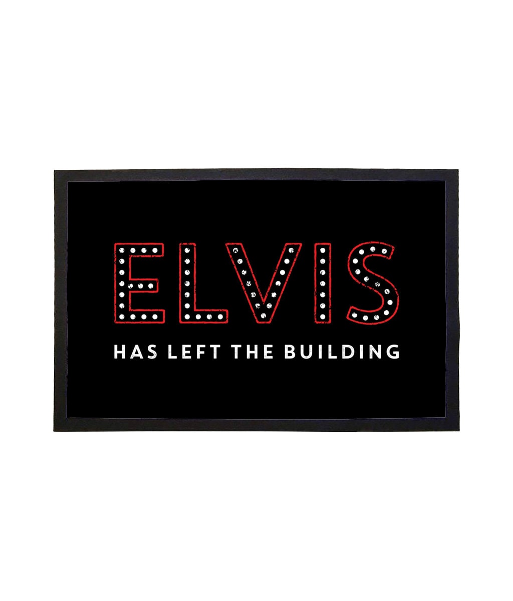 Elvis Has Left The Building Doormat | Etsy