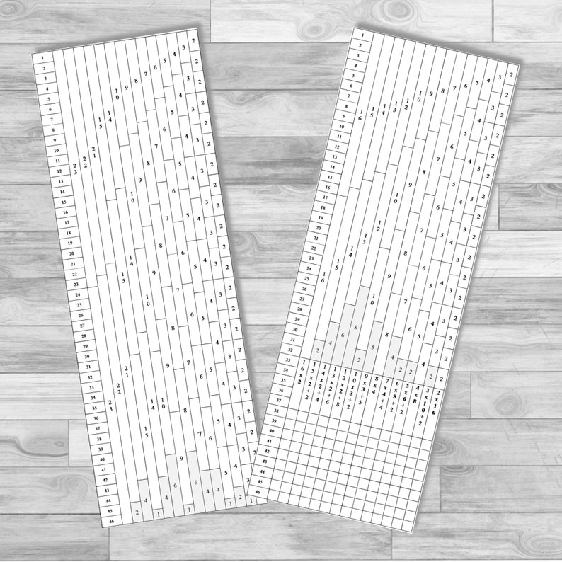 B5 Bullet Journal Grid Spacing Guide Print Your Own 33 - Etsy Canada