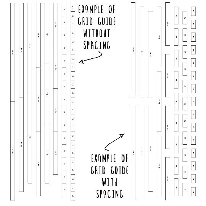 A5 Journal Grid Guide With Spacing - Print Your Own - Etsy
