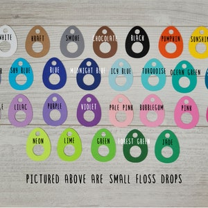 OOPS 50 Large Assorted Rounded Floss Drops Thread Drops Cross Stitch - Etsy