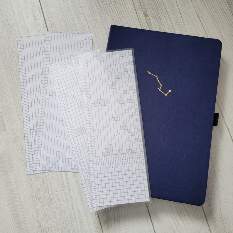 B5 Bullet Journal Grid Spacing Guide Print Your Own 33 - Etsy Ireland