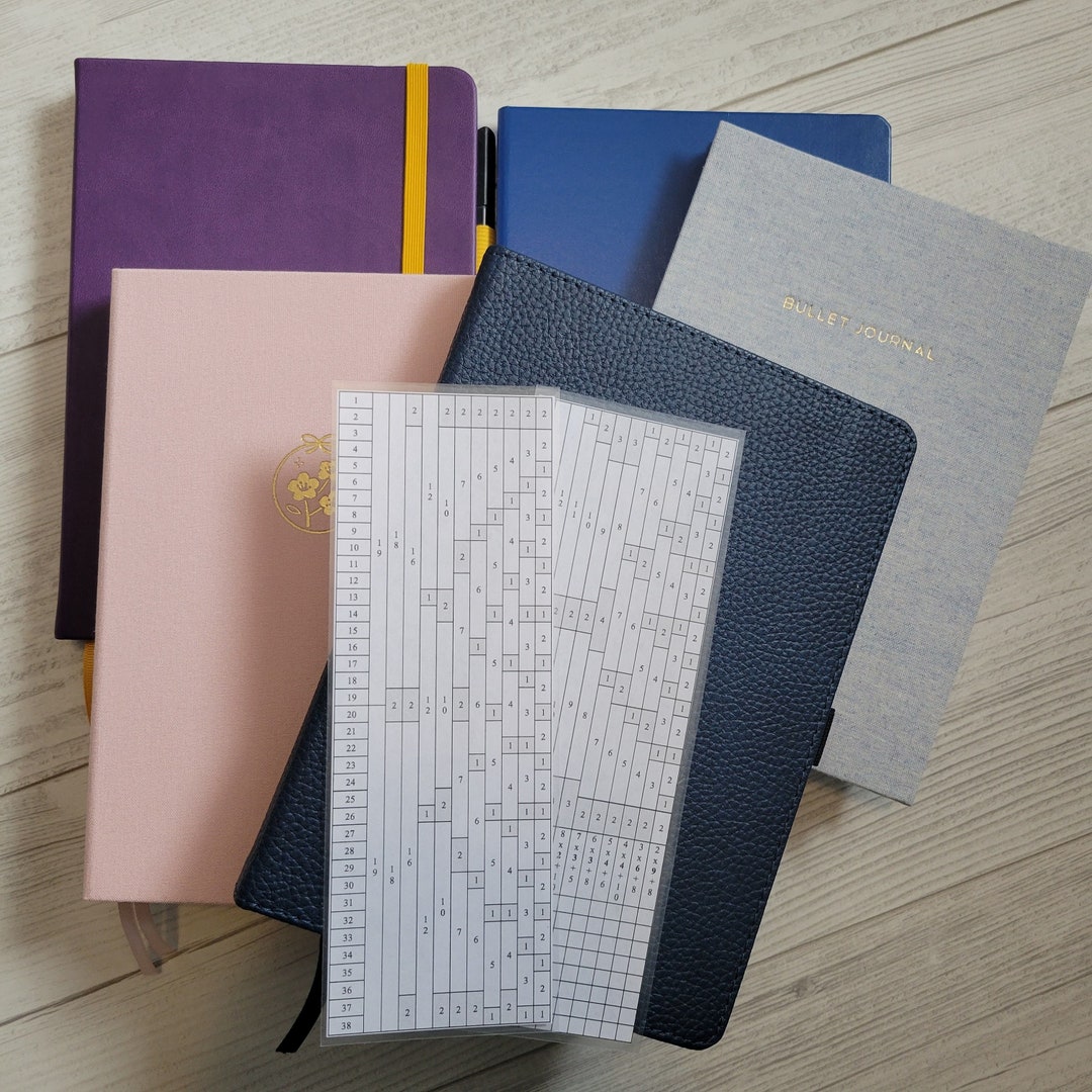 A5 Journal Grid Guide With Spacing Print Your Own - Etsy