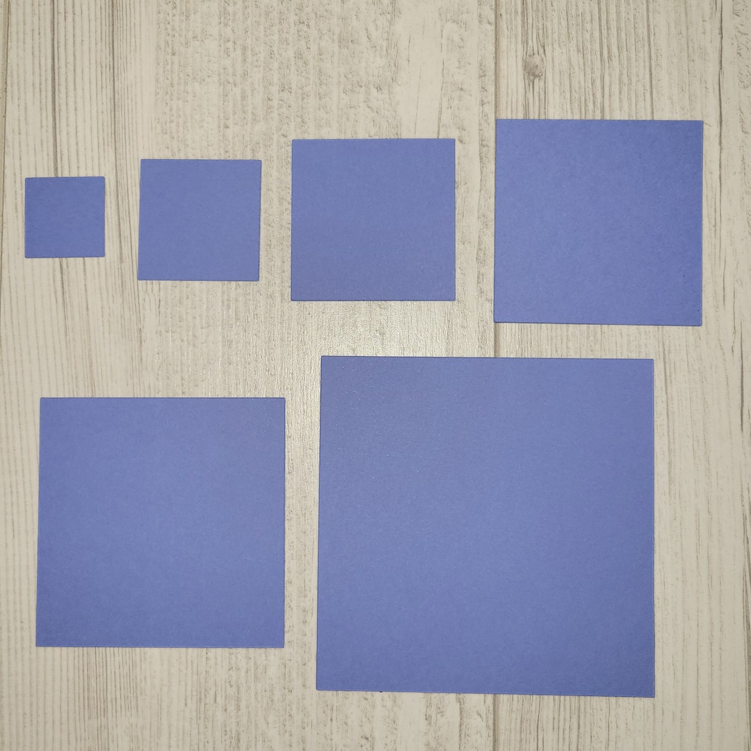 25 Square Cut Outs - Etsy