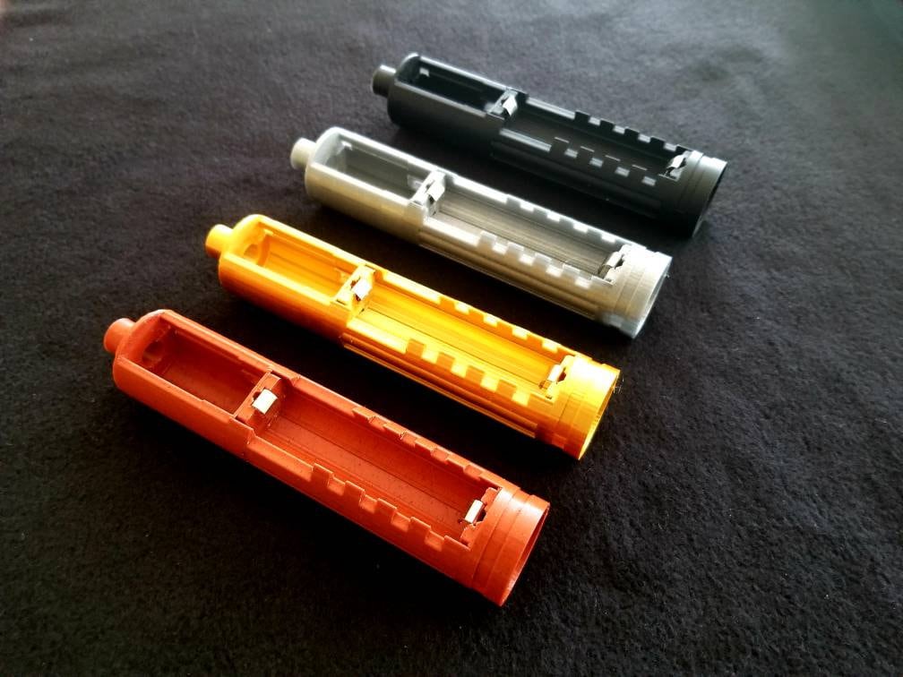 KR Sabers Crossguard Lightsaber Hilt ( CHASSIS ) Krossguard Kylo ...