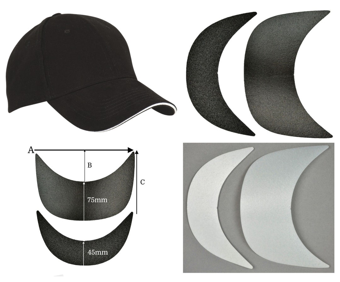 Baseball Hat Peaks Cap Brim Visor Making Components Elements ...