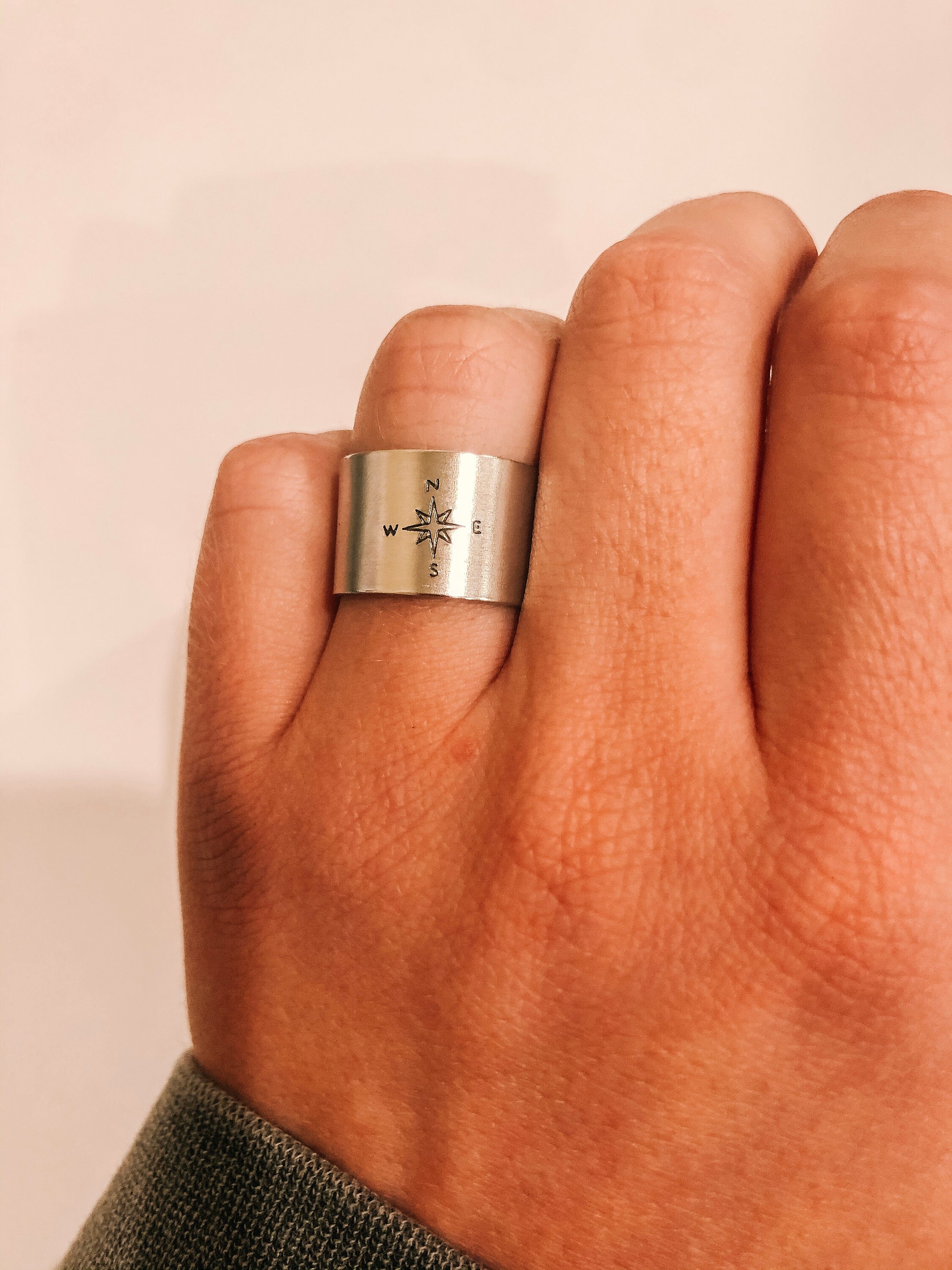 Compass Ring Etsy