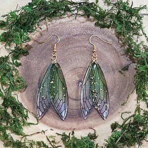 Magical Faerie Wing Dangle Earrings - Etsy