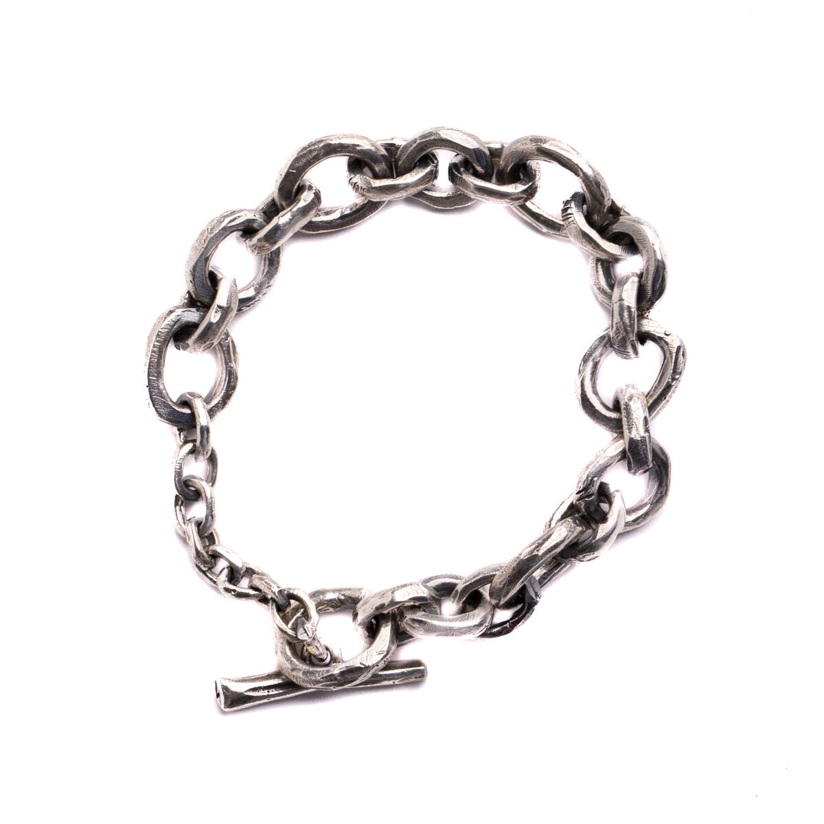 Large Chain Link Bracelet for Men Women Sterling Silver - Etsy