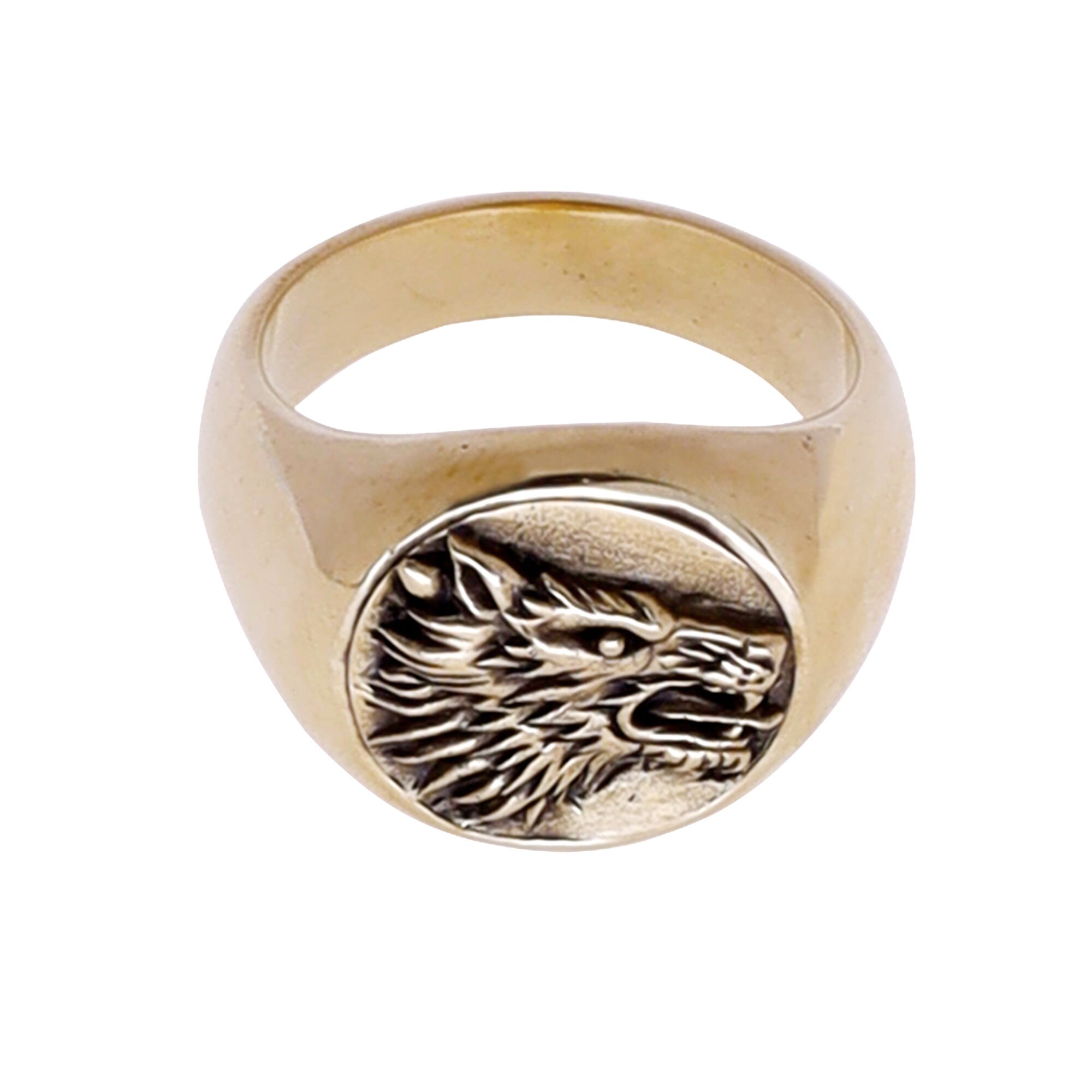 Wolf Ring for Men | Game of Thrones Stark Wolf, Cool Pinky Rings ...