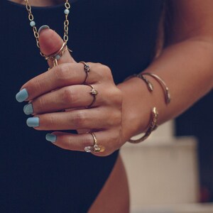 Flipping off Ring Middle Finger Brass Rings Cool Rings - Etsy