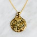 Good Luck Necklace 24K Gold Plated Best Wishes Jewelry Good - Etsy