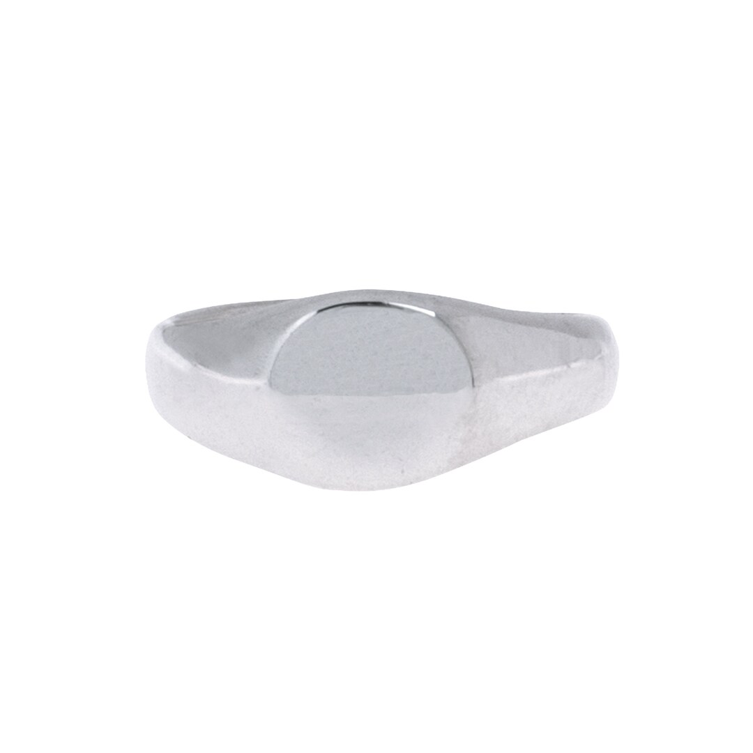 Flat Face Ring Silver | Simple Ring for Women, Minimalist Ring, 925 ...