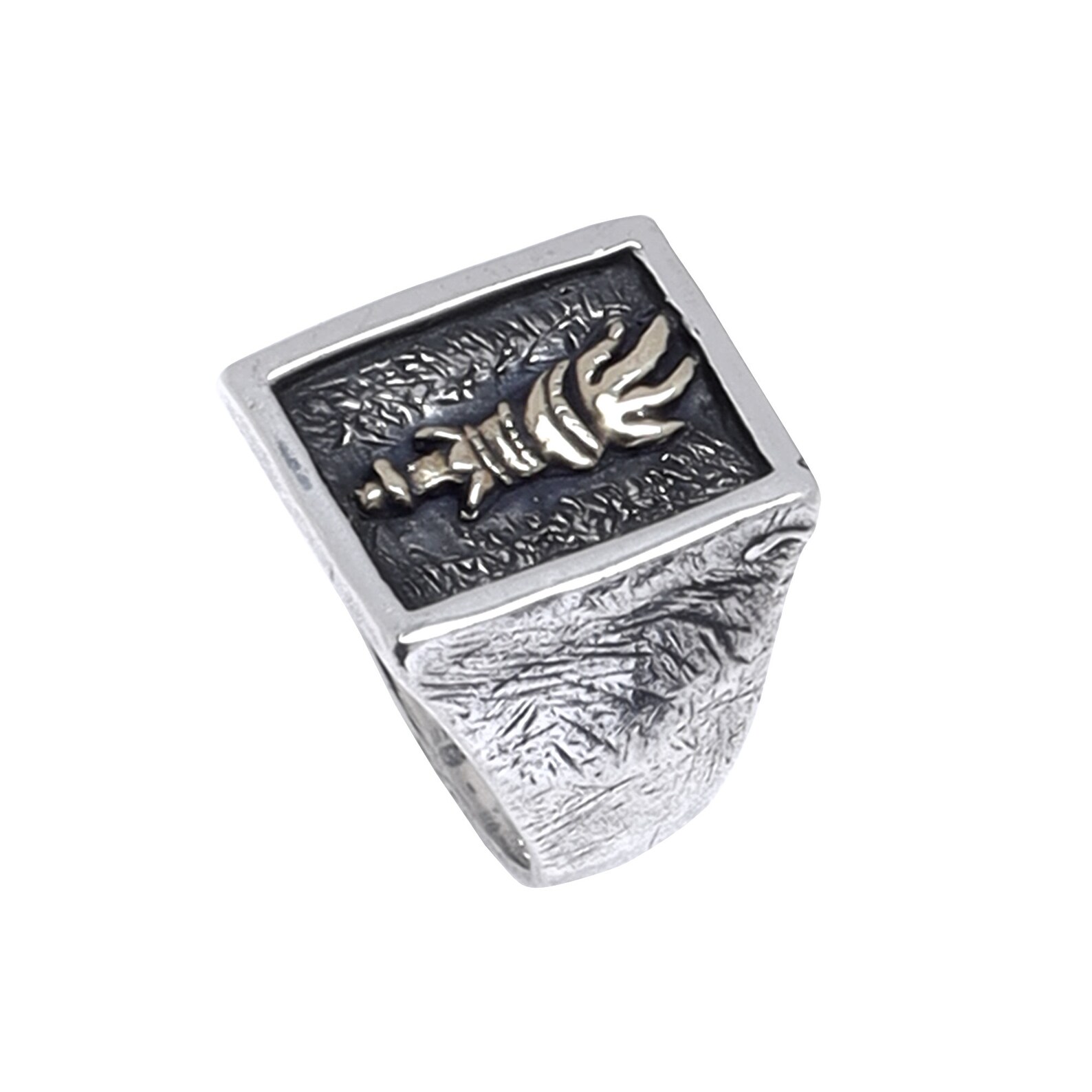 Enlightenment Torch Ring Sterling Silver - Patriotic Jewelry - Statue ...